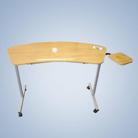 Homecraft Over Armchair Tilting Table, 109 x 41cm, with Side Table 20 x ...